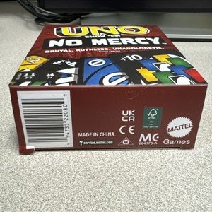 Mattel | Games | Uno Show Em No Mercy Card Game Great For The Holidays ...